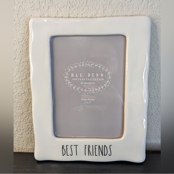 Rae Dunn | Accents | Rae Dunn Cream Best Friends Artisan Photo Frame ...